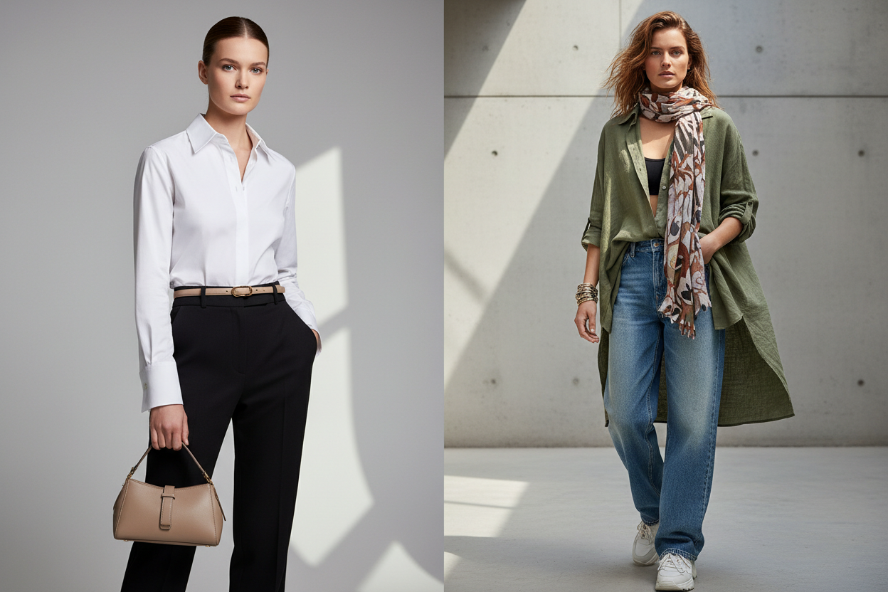 Looks con camisas largas: del clásico al moderno – VersoSecreto